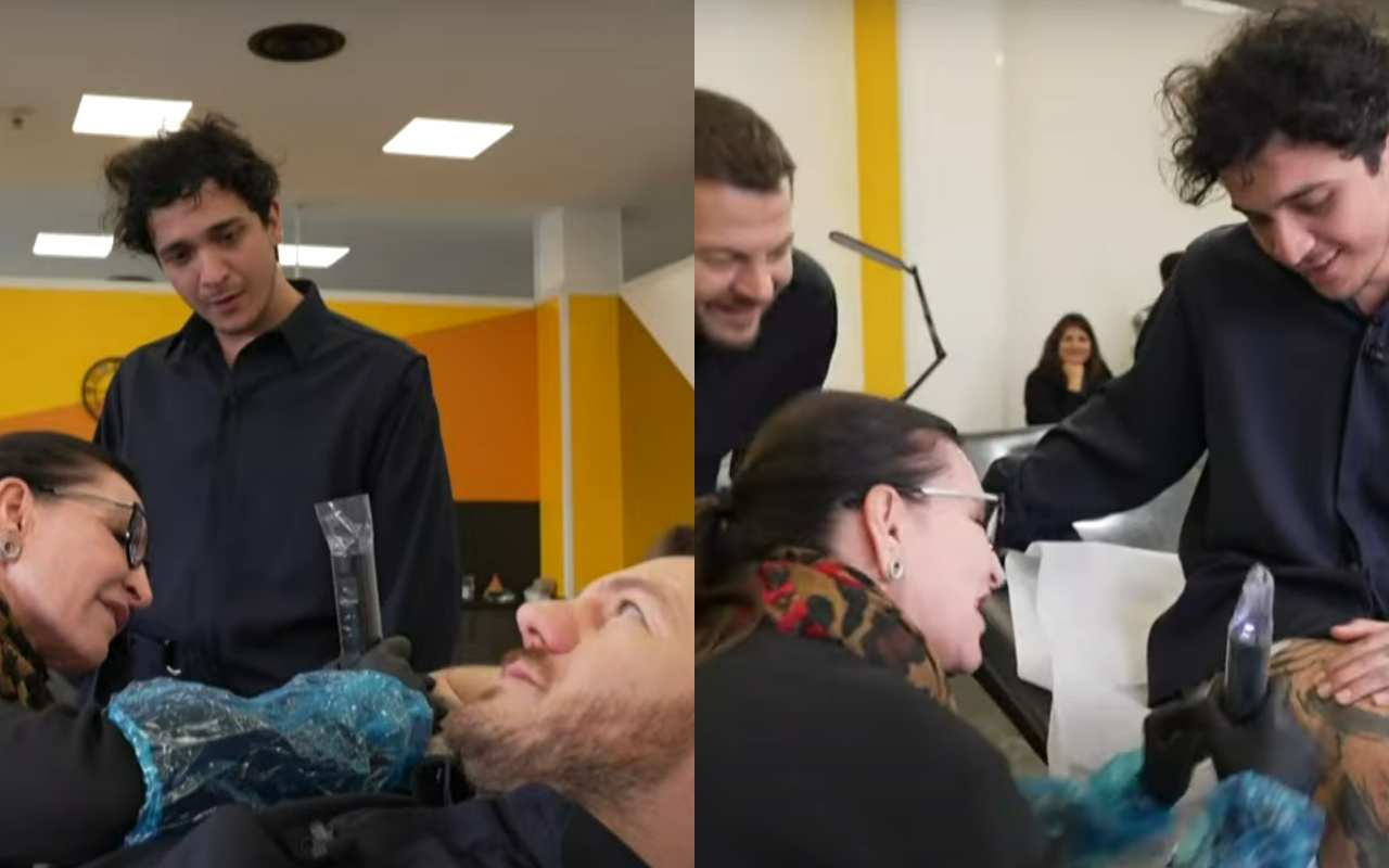 Cattelan e Tananai si tatuano la seconda stella dell'Inter