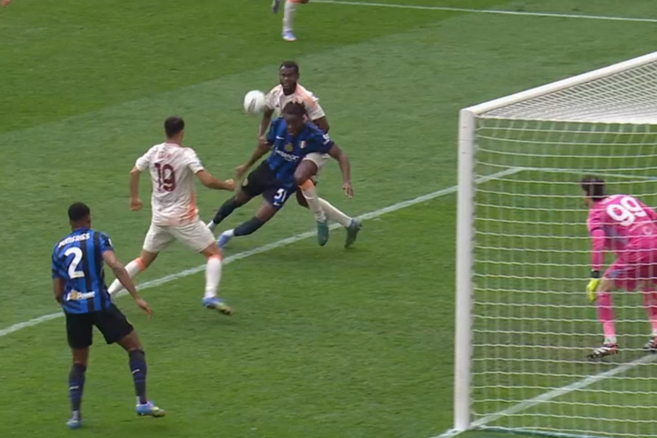 Moviola Inter-Roma: rigore NEGATO a Bisseck