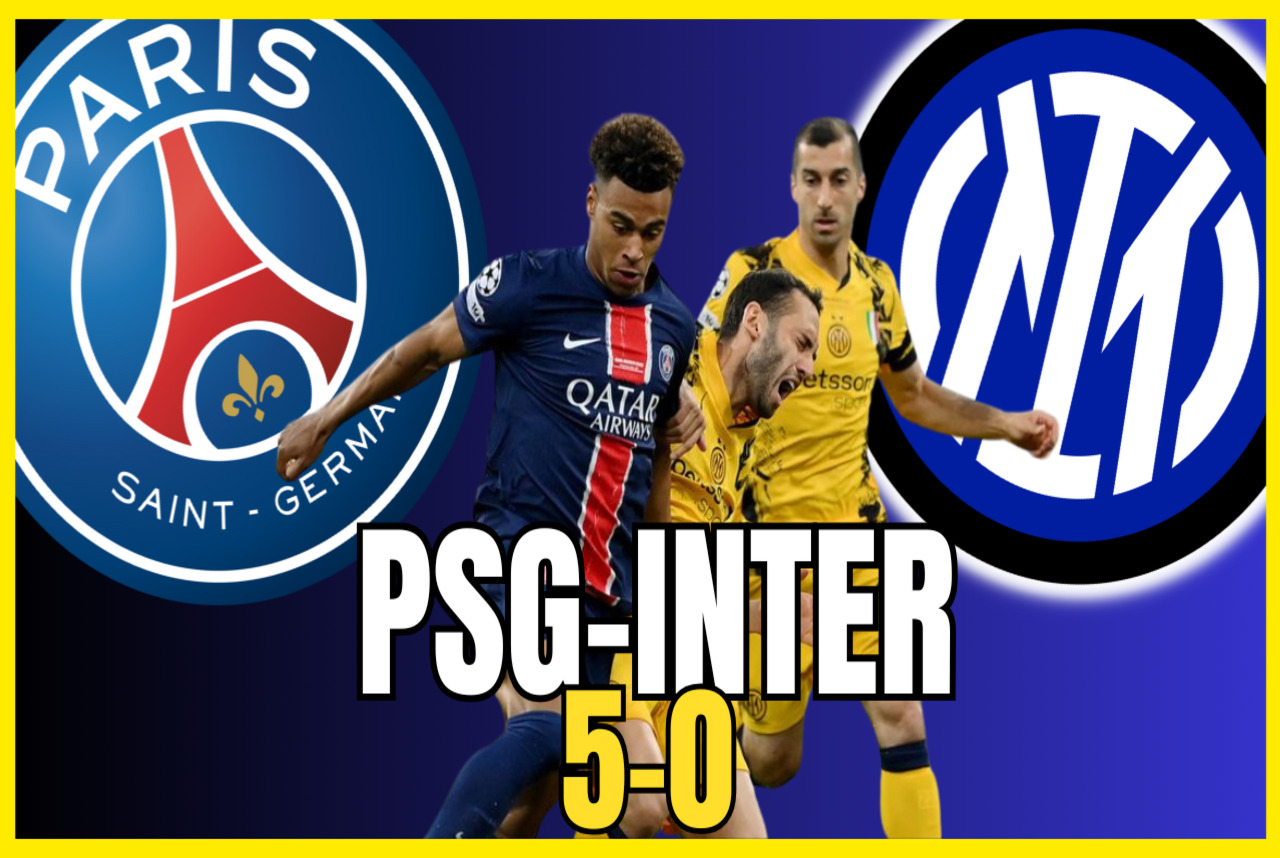 VIDEO - PSG INTER 5-0: NESSUN COMMENTO.